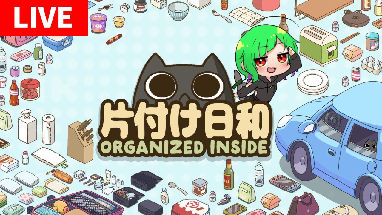【片付け日和】片付けするにゃぁ【ORGANIZED INSIDE】 - YouTube