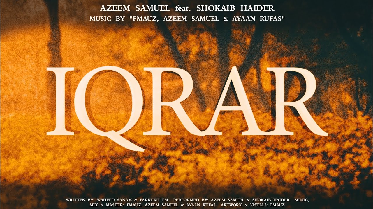 Azeem Samuel - Iqrar ft. Shokaib Haider (Official Audio) | Prod. by ...