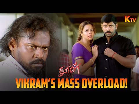 The Iconic Election Booth Scene🔥| Dhool Movie Scene | Vikram | Jyothika | Vivek | KTV