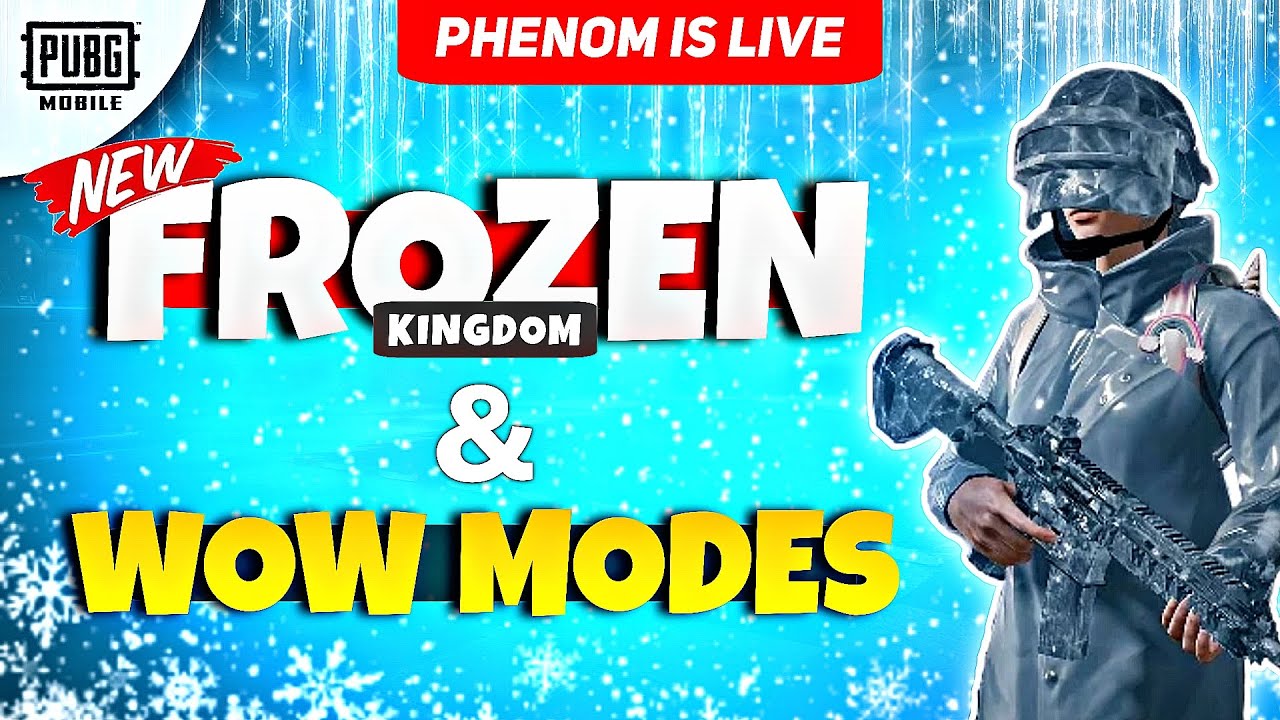 PUBG MOBILE FROZEN KINGDOM LIVE!! | PHENOM yt | PUBG MOBILE - YouTube