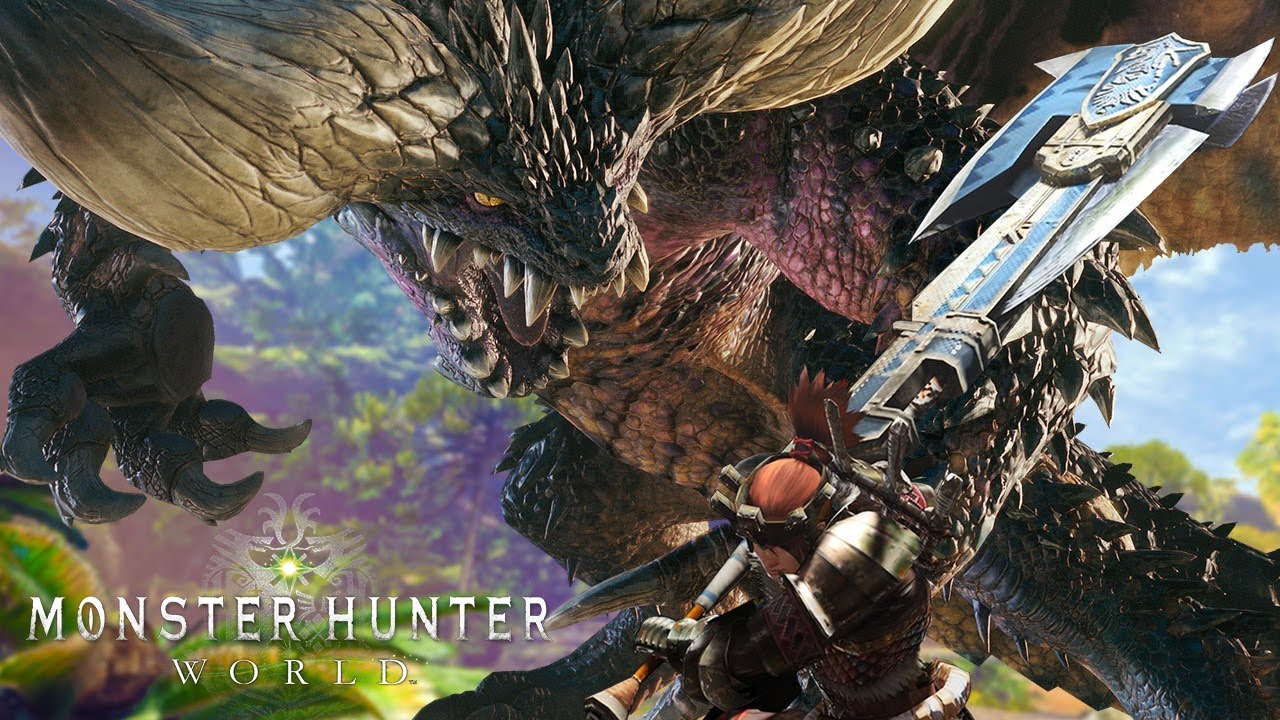 Monster Hunter World Beta - Hacha Espada - Nergigante (solo) - Troceado ...