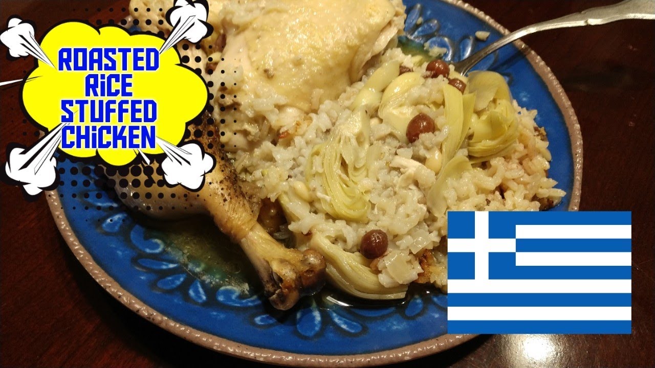 Roasted Rice Stuffed Chicken - YouTube