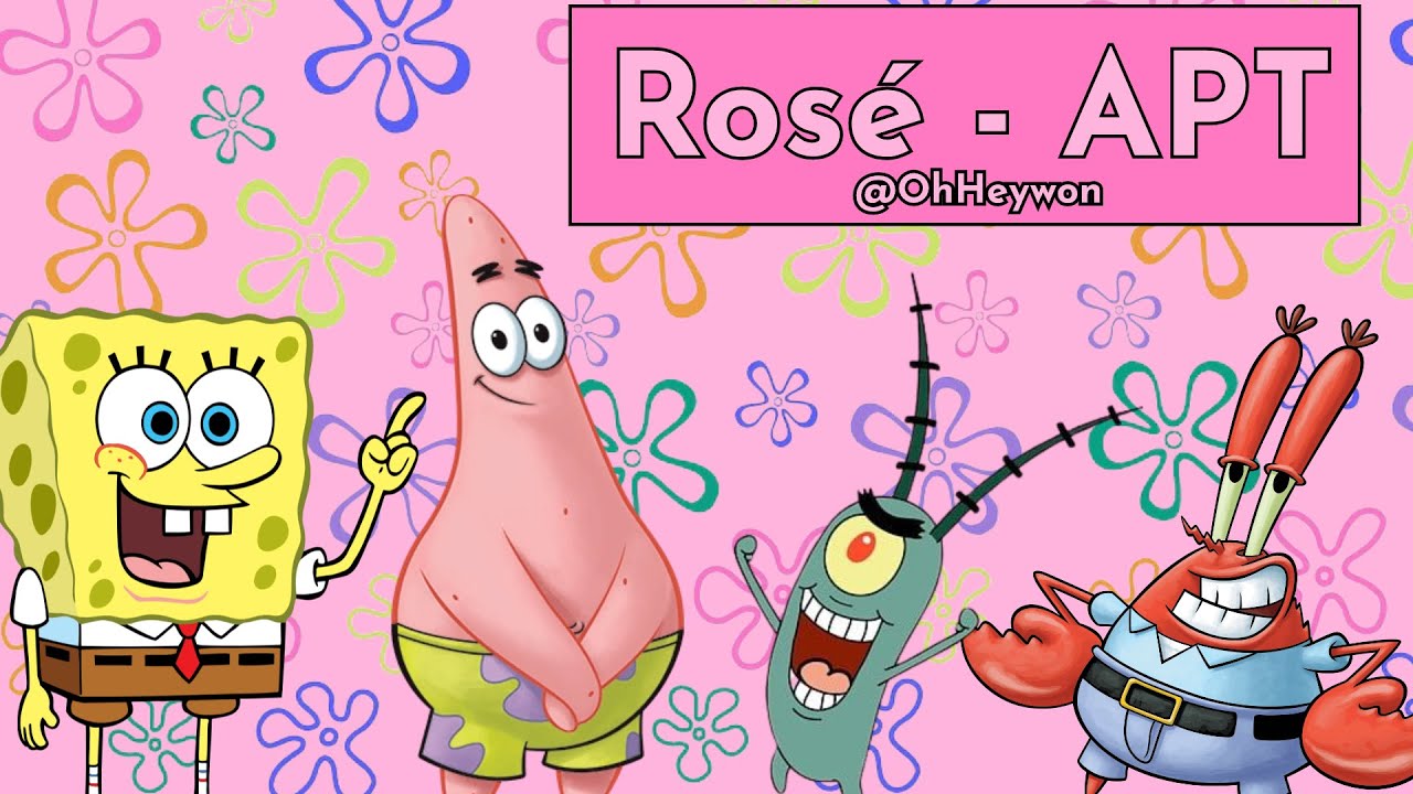 ROSÉ and Bruno Mars - APT. but it's Spongebob and the Gang [AI Cover ...