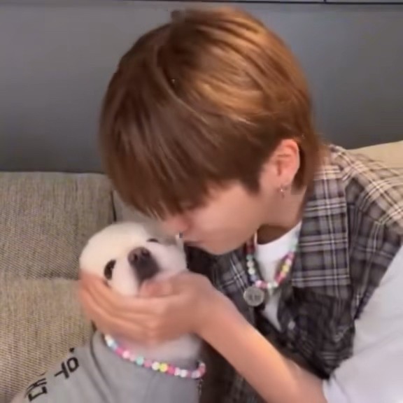 Riwoo and his dog Daebak-yi! 💕 #boynextdoor #riwoo #kpop - YouTube