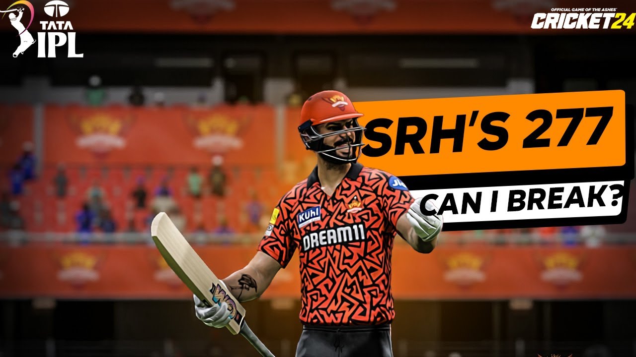 CAN I SCORE 277+🔥 ? | SRH vs MI | IPL 2024 In #cricket 24 #ipl #ipl2024 ...