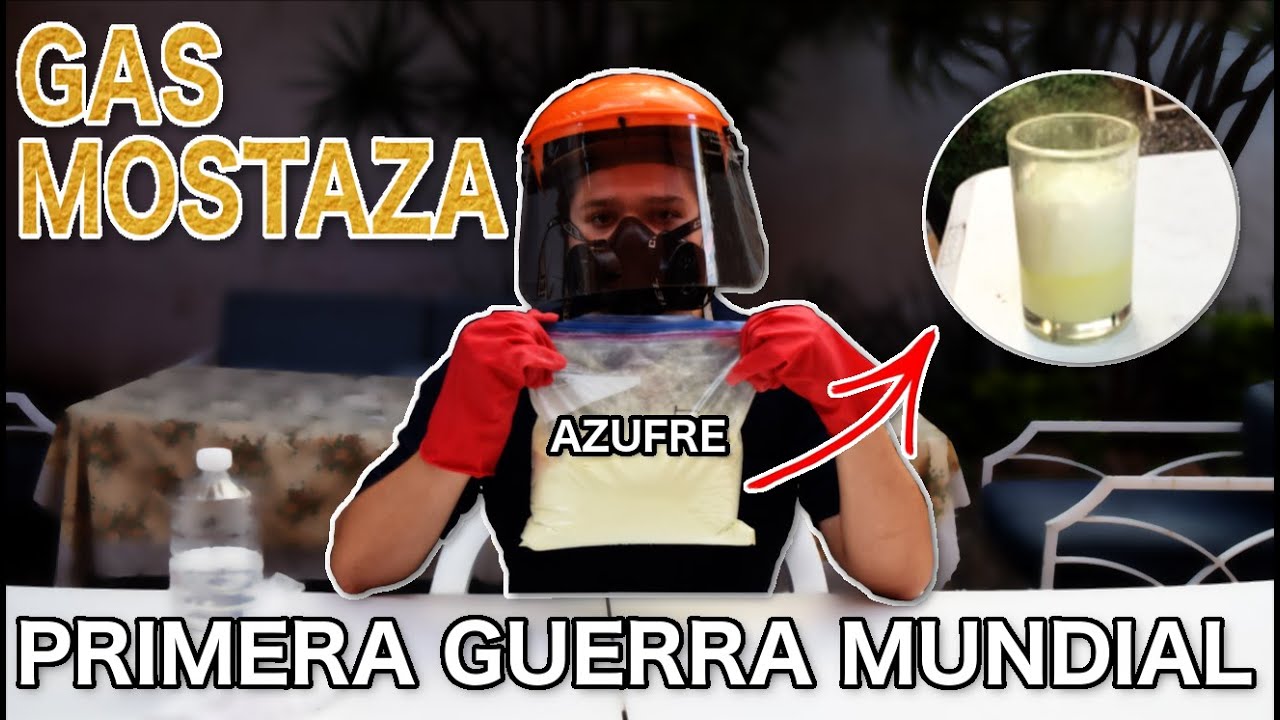 Como se hace el gas mostaza | Ingeniería química y la primera guerra ...