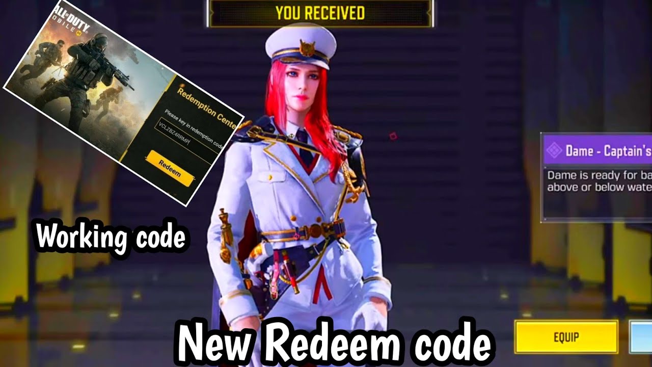 New Working Redeem Code Codm 2023 Cod Mobile Redeem Code Garena 1101