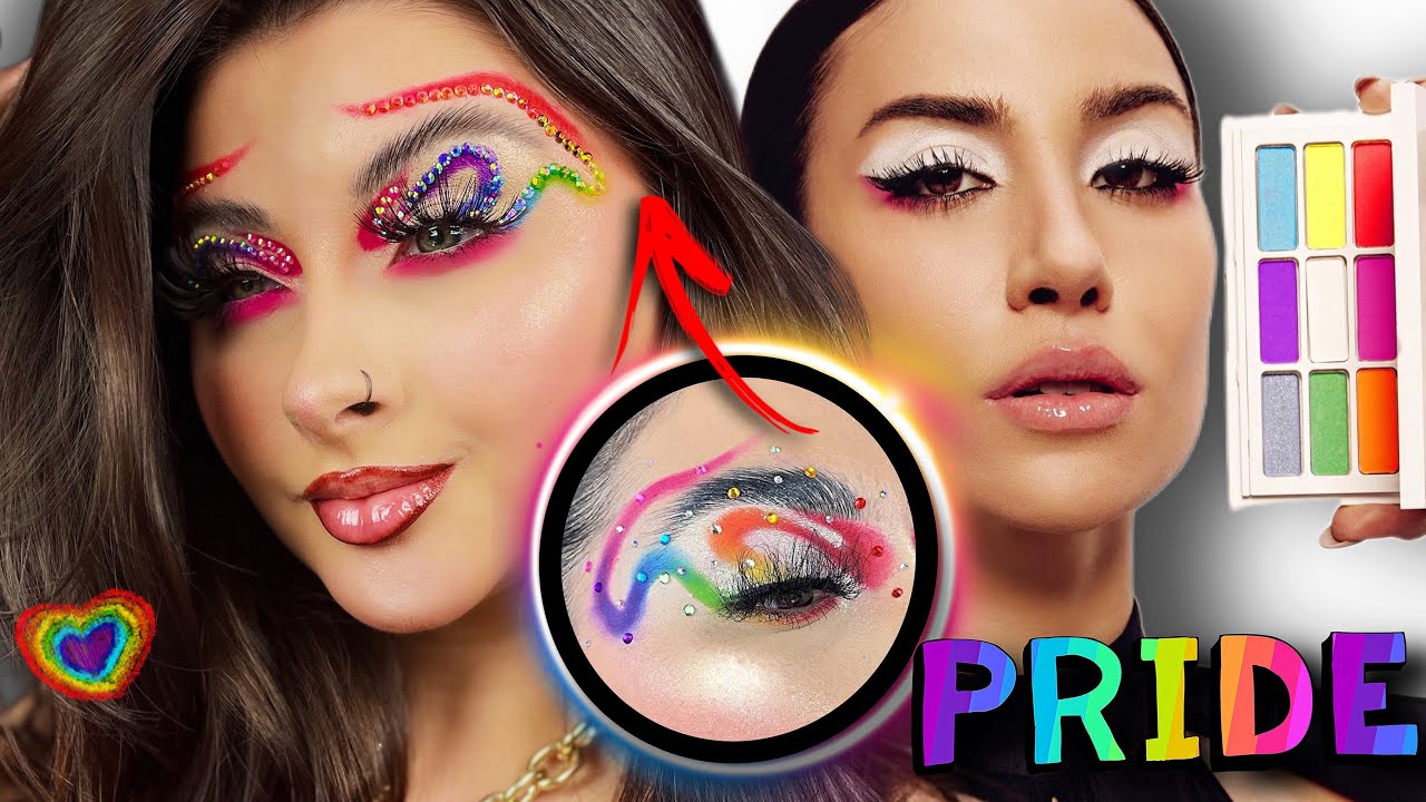 TUTORIAL DE MAQUIAGEM COLORIDA COM STRASS PASSO A PASSO - maquiagem com ...