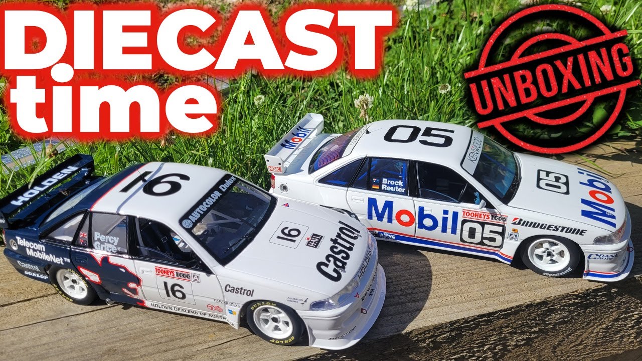 The First V8Supercars - Peter Brock & HRT VP Commodore - Unboxing ...