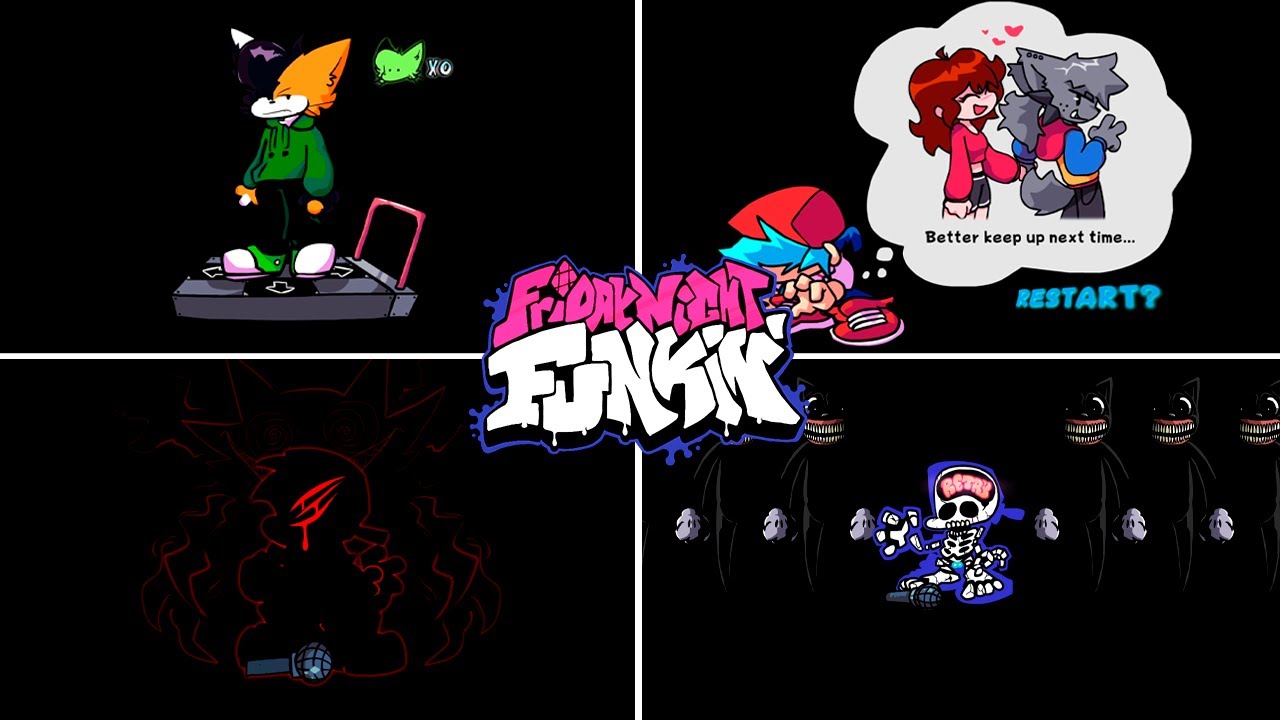 The Best Cat Game Over Screen in FNF (VS Kapi, Cartoon Cat, Nyan Cat ...