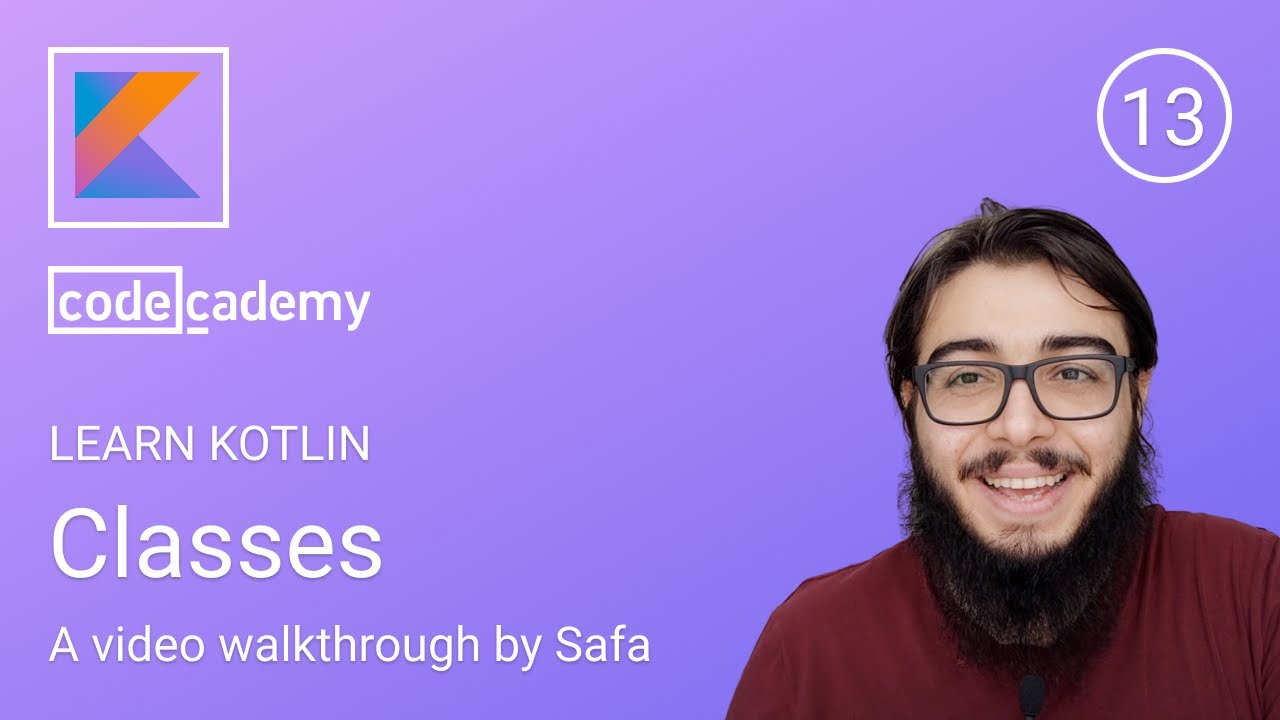 13 Classes Learn Kotlin Codecademy Youtube