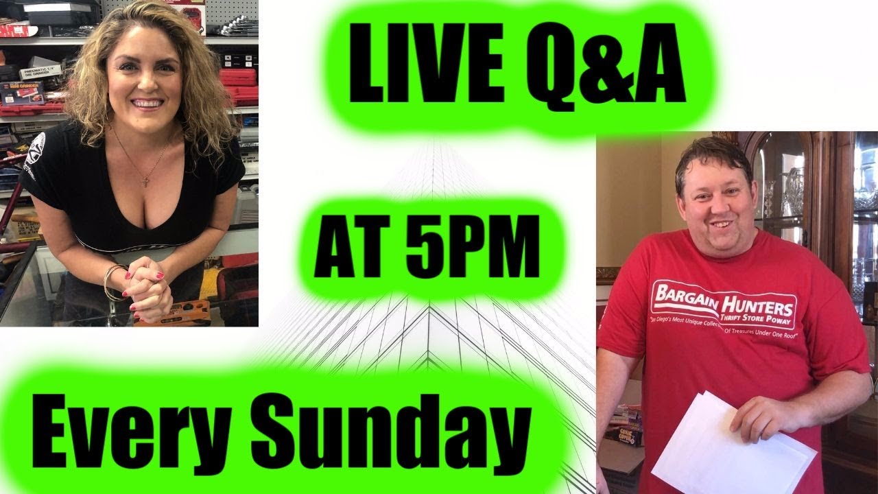 Storage Wars Sundays LIVE Q&A Rene & Casey Nezhoda Reselling Tips 8/11 ...