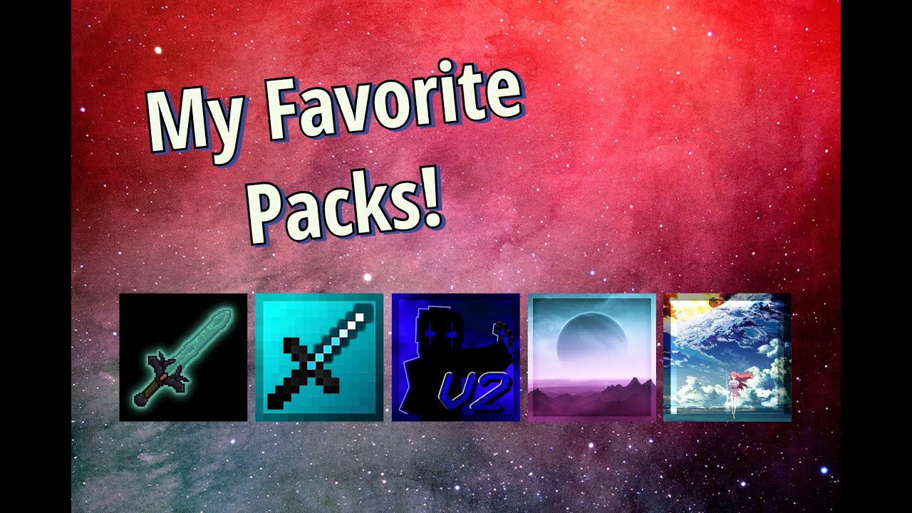 My favorite 1.8 pvp packs - YouTube
