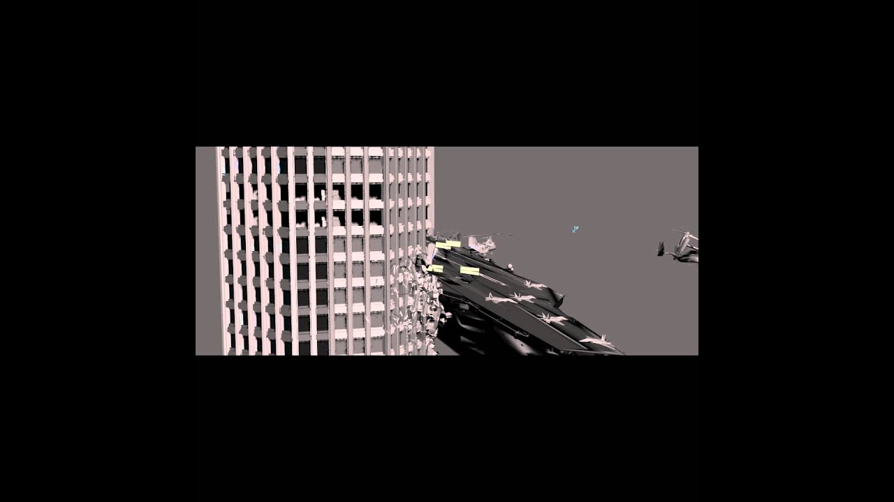 Helicarrier crash v01 - YouTube