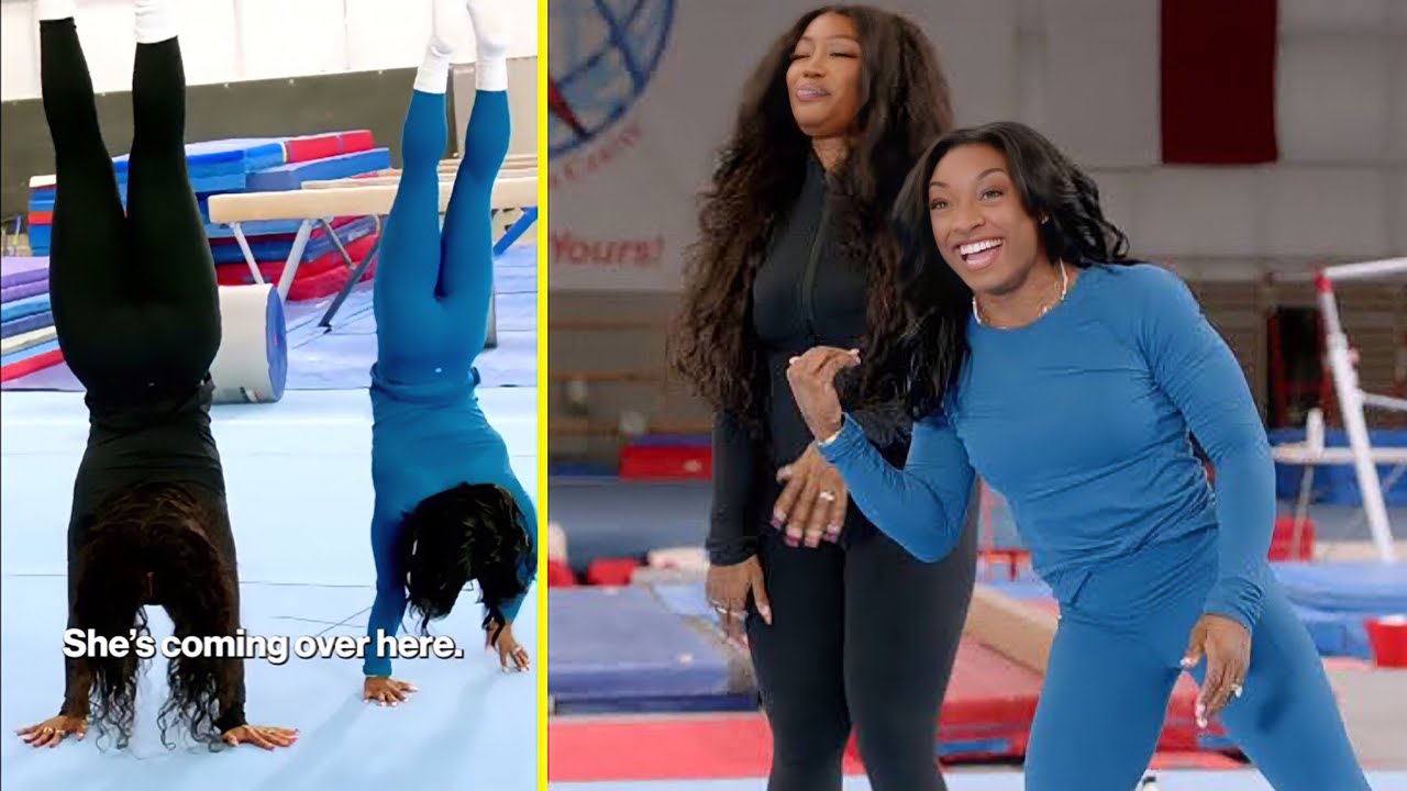 SZA and Simone Biles Face Off in Epic Handstand Competition for NBC's ...