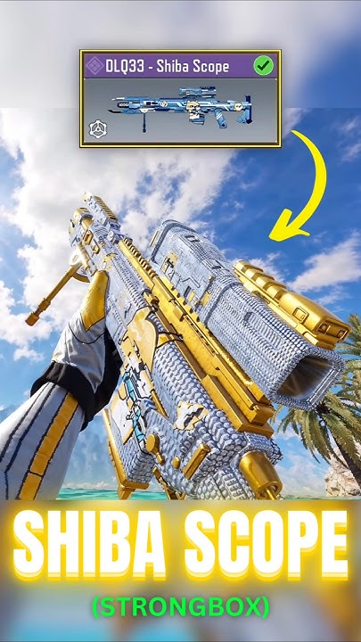 NEW* DLQ33 - Shiba Scope 🤩 in CODM | Shiba Feichai Strongbox - YouTube
