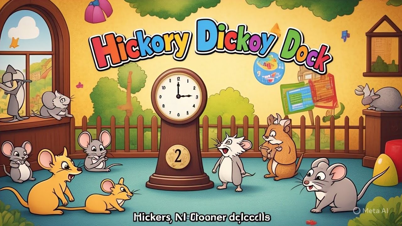 Learn to Tell Time! 🕰️ | Hickory Dickory Dock Song | Educational Songs ...