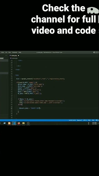 Php Crud How To Insert Data Into Database Using Php For Beginners 4556