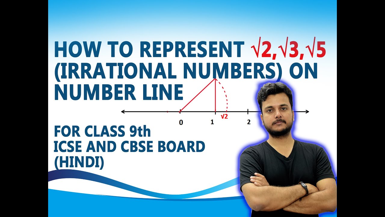 HOW TO REPRESENT IRRATIONAL NUMBERS ON NUMBER LINE FOR CLASS 9th ICSE HOW TO REPRESENT IRRATIONAL NUMBERS ON NUMBER LINE FOR CLASS 9th ICSE