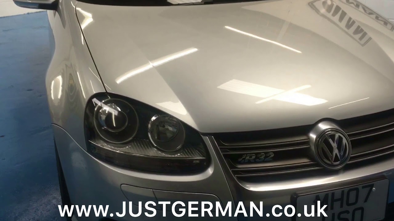 JUST GERMAN: VW Volkswagen GOLF MK5 R32 3.2 DSG 4Motion, Silver, Walk ...