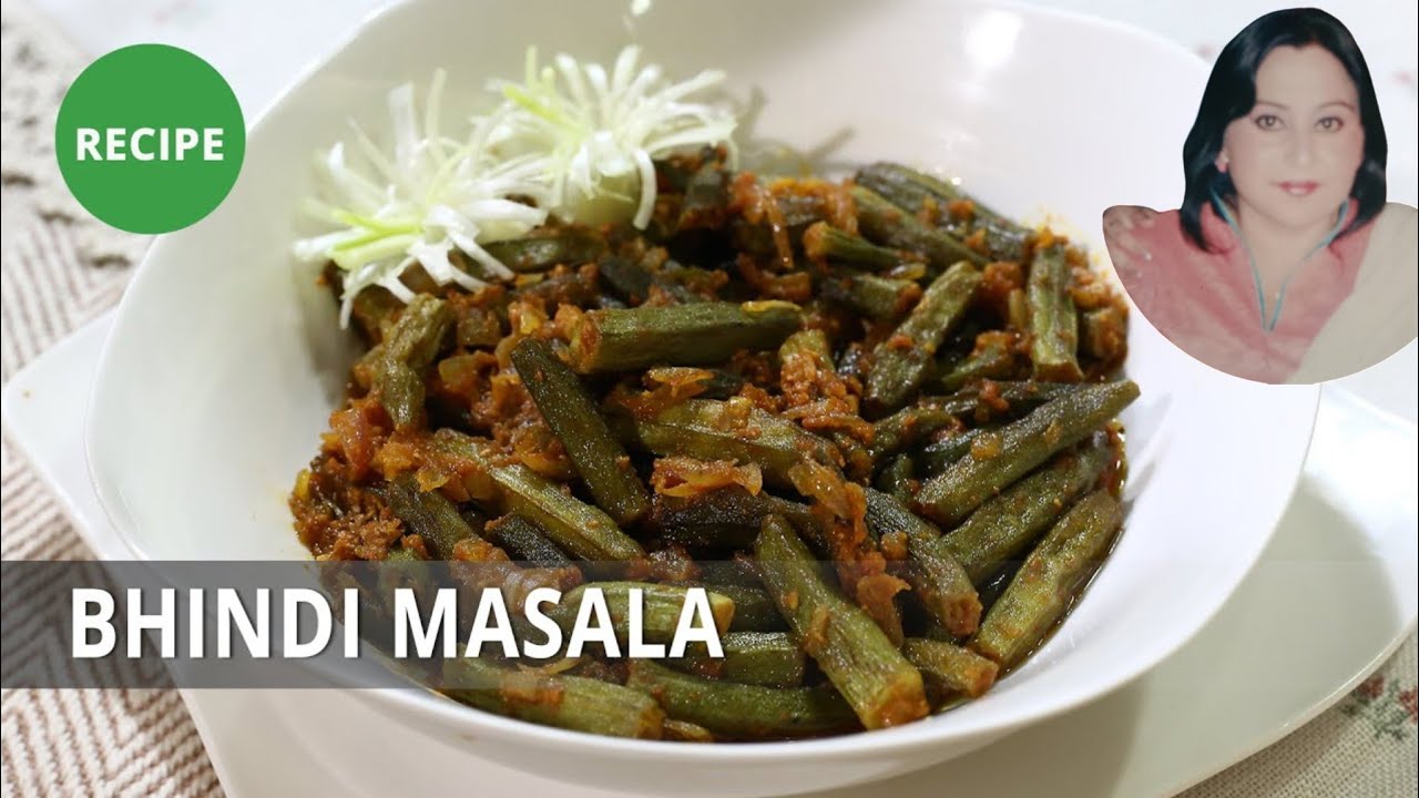 Masala Bhindi Restaurant Style Bhindi Recipe | Dhaba Style Bhindi ...
