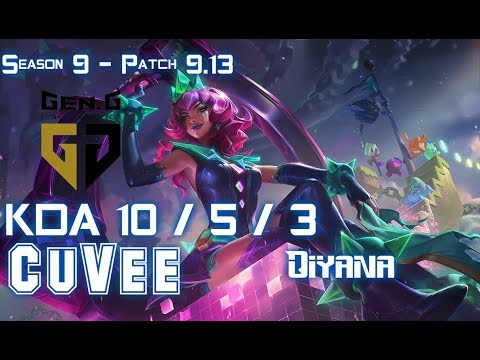 Gen CuVee QIYANA vs RENEKTON Top - Patch 9.13 KR Ranked - YouTube