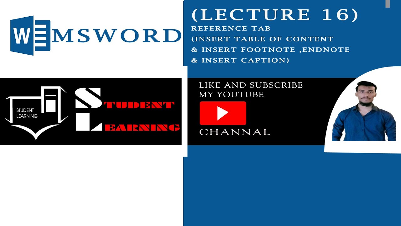 Lecture 16 Reference Tab insert Table Of Content Insert Footnote lecture-16-reference-tab-insert-table-of-content-insert-footnote