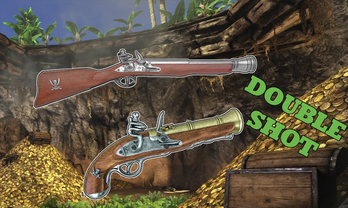 Chivalry:Deadliest Warrior Pirate Blunder buss & Pistol double shot ...