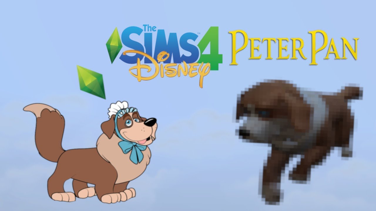 Goodbye Nana ! | Sims 4 Peter Pan ~ Nana ~ Cats and Dogs CAS - YouTube