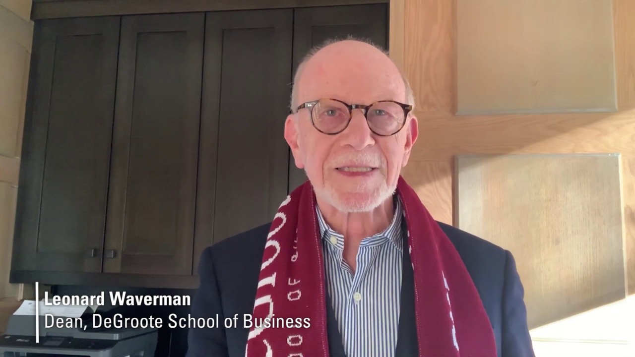 Congratulations 2020 DeGroote Graduates from Dean Leonard Waverman ...