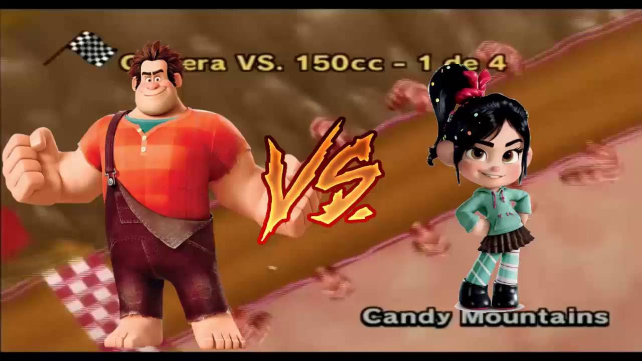 Epic Mario Kart Wii Battles of History #3 | Wreck-it Ralph VS Vanellope ...