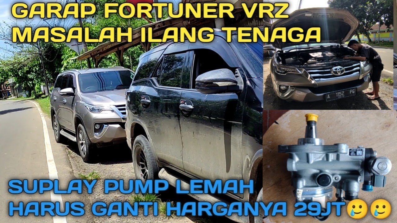 garap fortuner vrz masalah ilang tenaga. check engine nyala - YouTube
