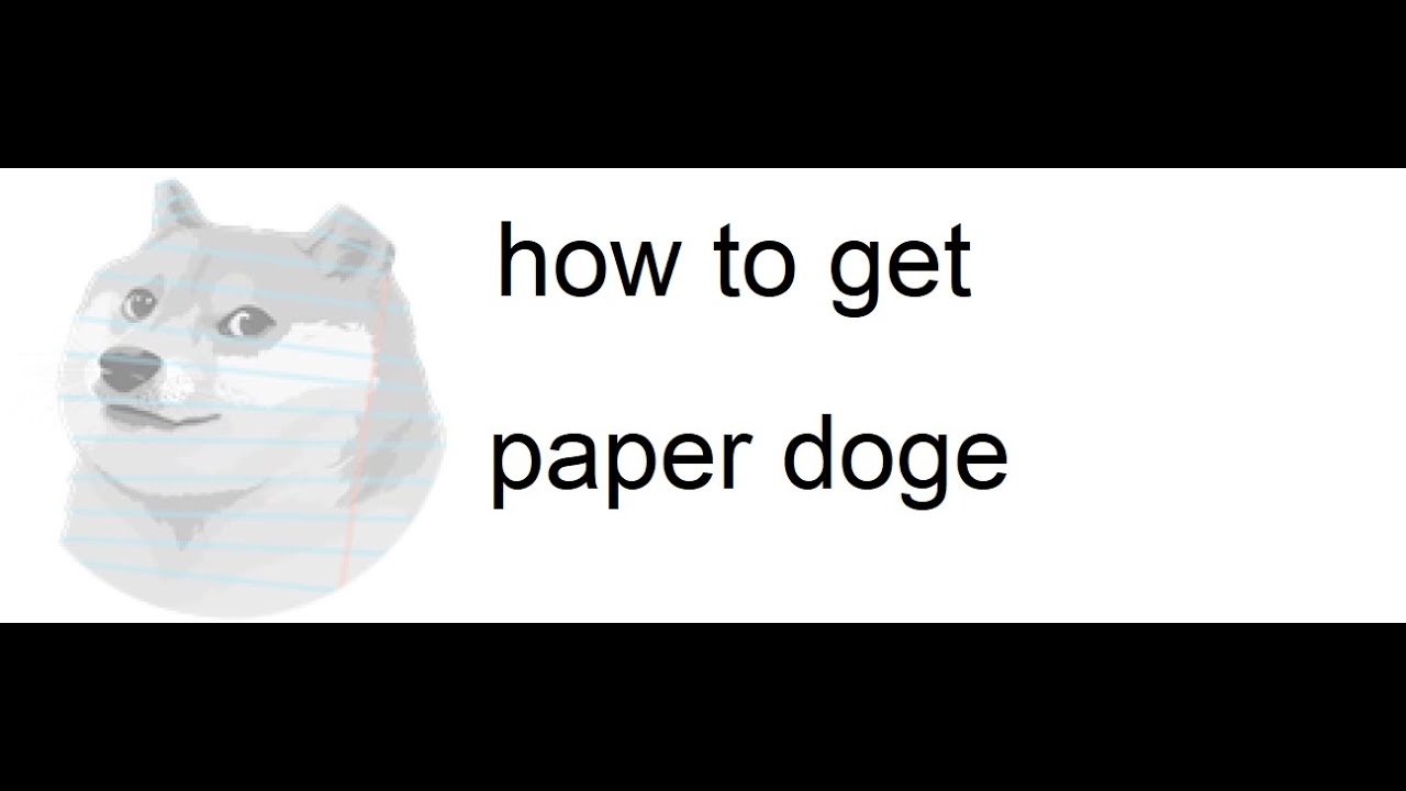 Find The Doge Heads 2 - Paper Doge - YouTube