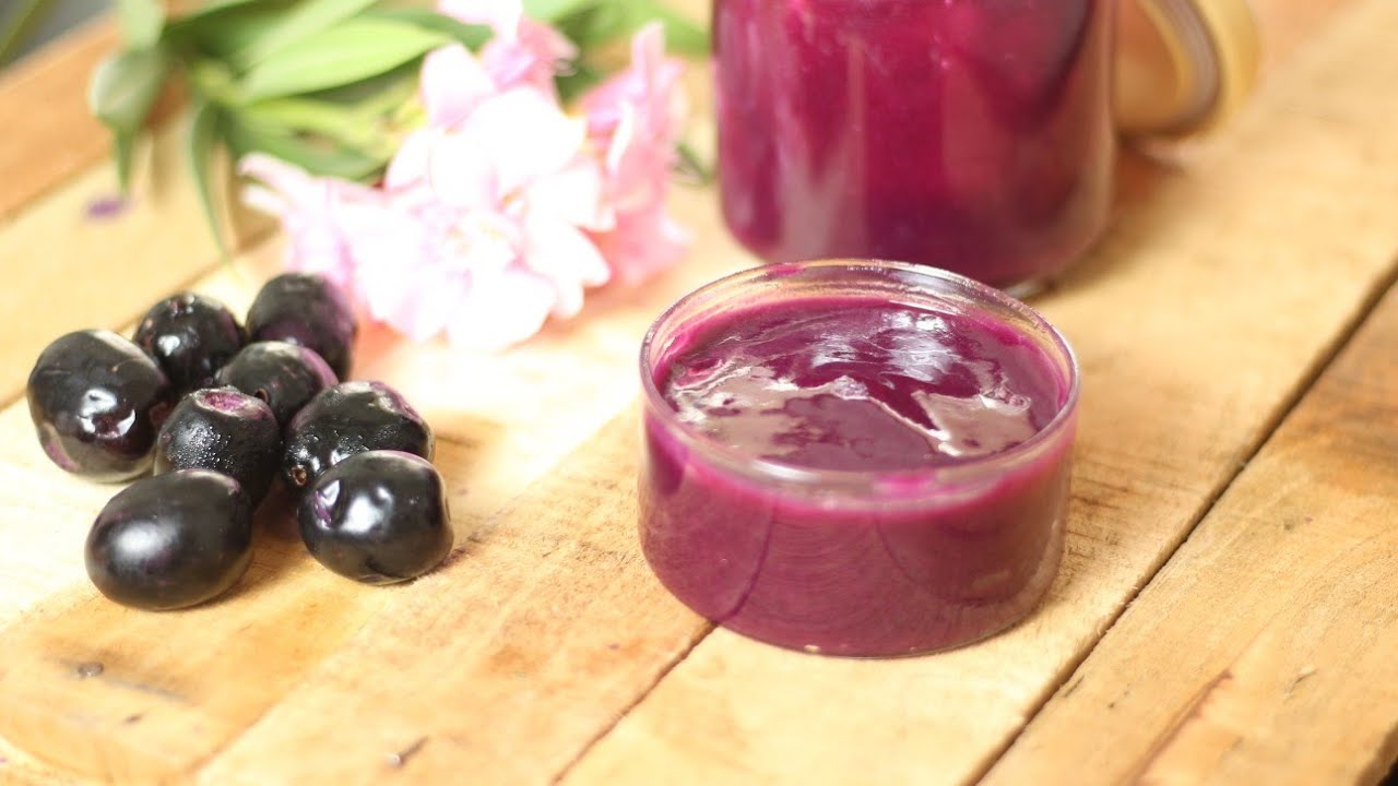 # How to make Jamun jam#Homemade Jamun jam - YouTube
