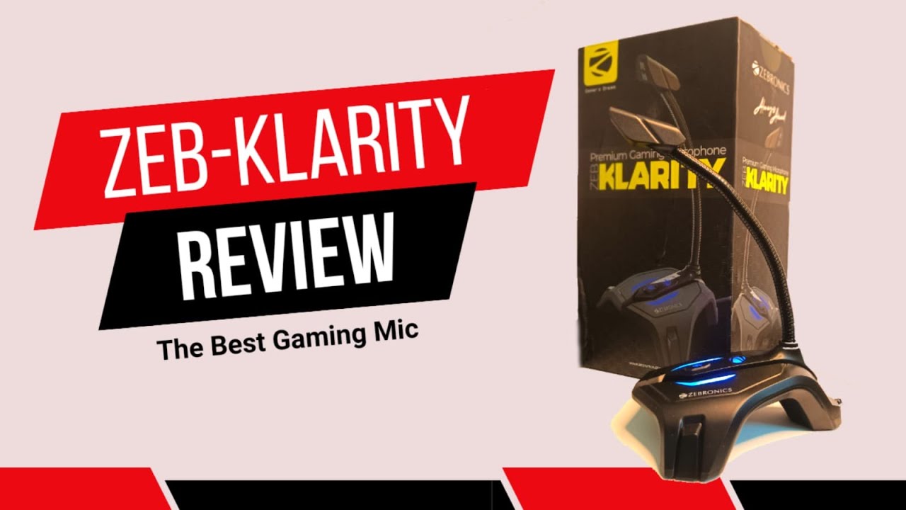 Uboxing Zebronics ZEB-KLARITY Gaming Mic | Budget USB Condenser Mic ...