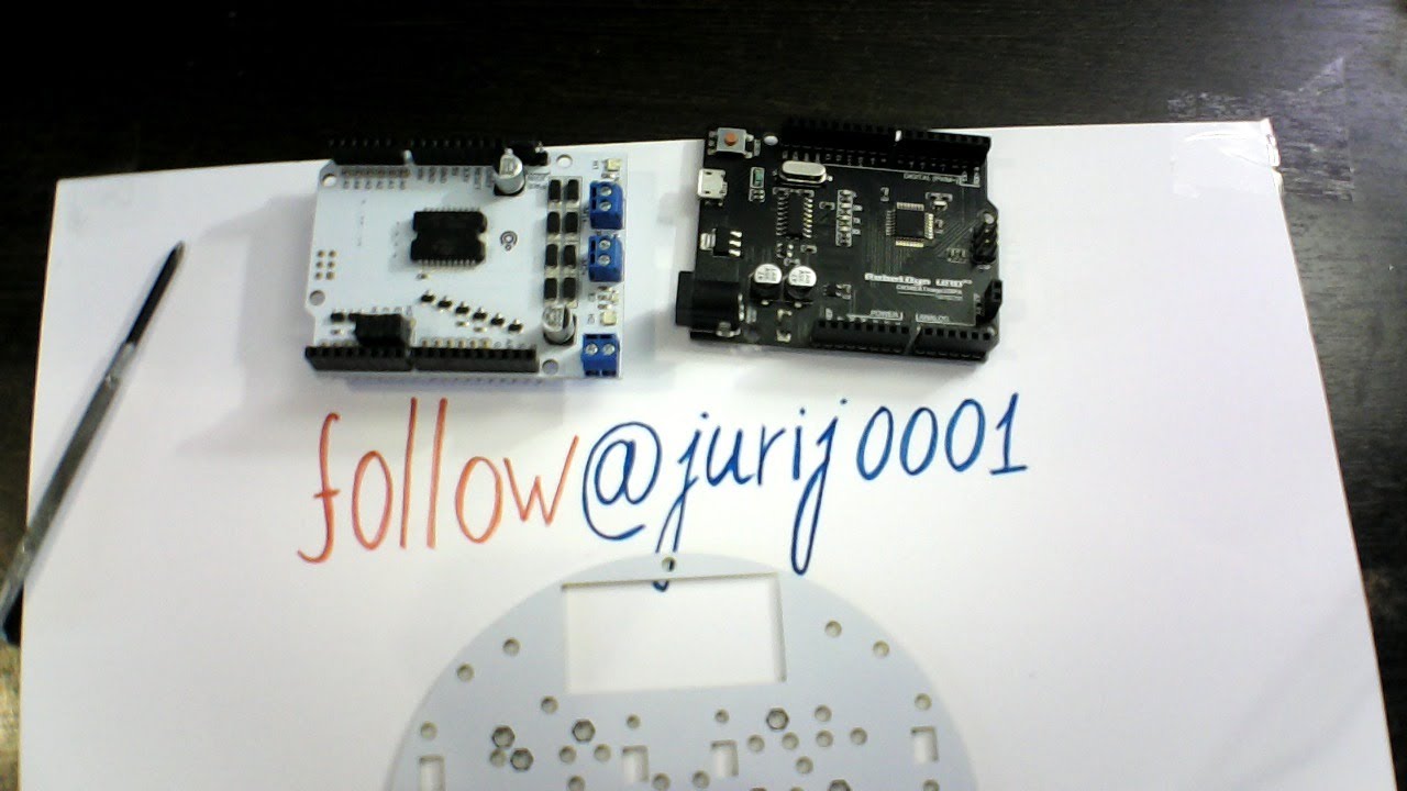 Homemade laboratory. Arduino robot. - YouTube