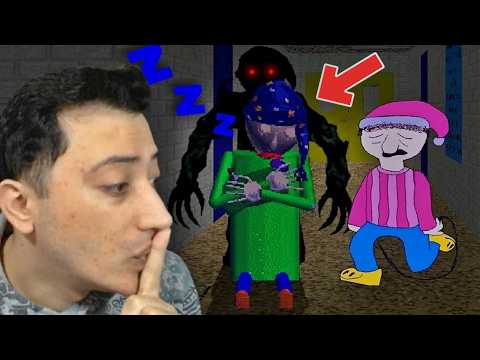 BALDİ UYUYOR...MÜDÜR BALDİ'Yİ KAÇIRDI! | Baldi's Basics MOD