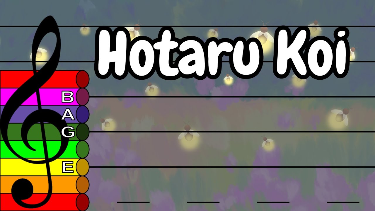 Hotaru Koi [Japanese Folk Song] - Treble Clef Boomwhacker Play Along ...