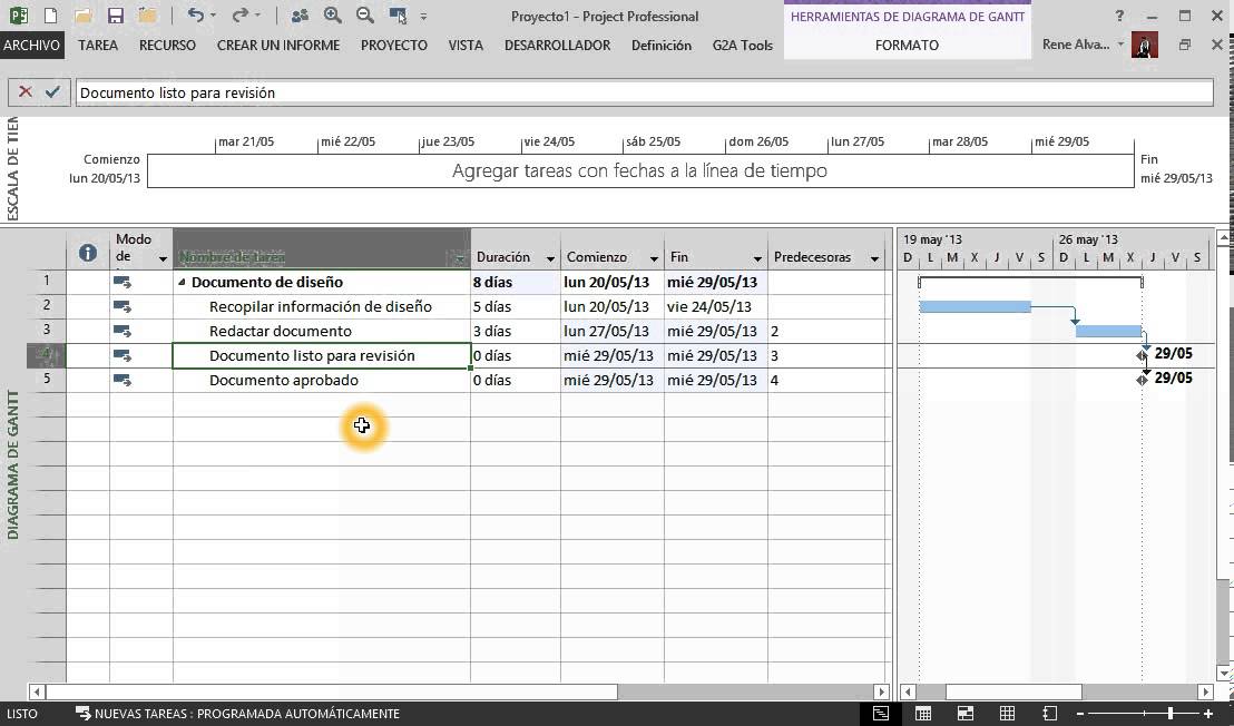 Uso de las holguras en Microsoft Project - YouTube