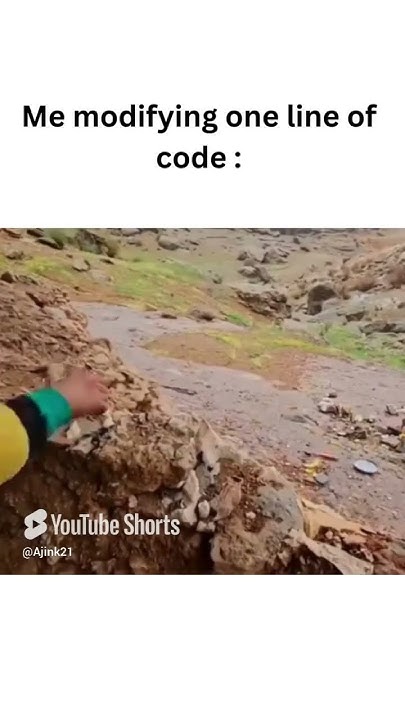 Me modifying one line of code #programming #memes #coder #funny #codinglife #python #coding #ai ...