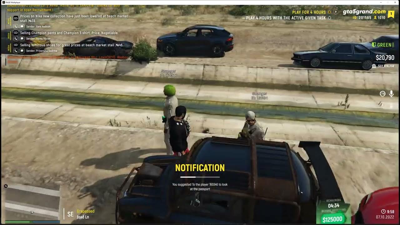 RP ticket GRAND RP GTA V How to get an RP ticket - YouTube