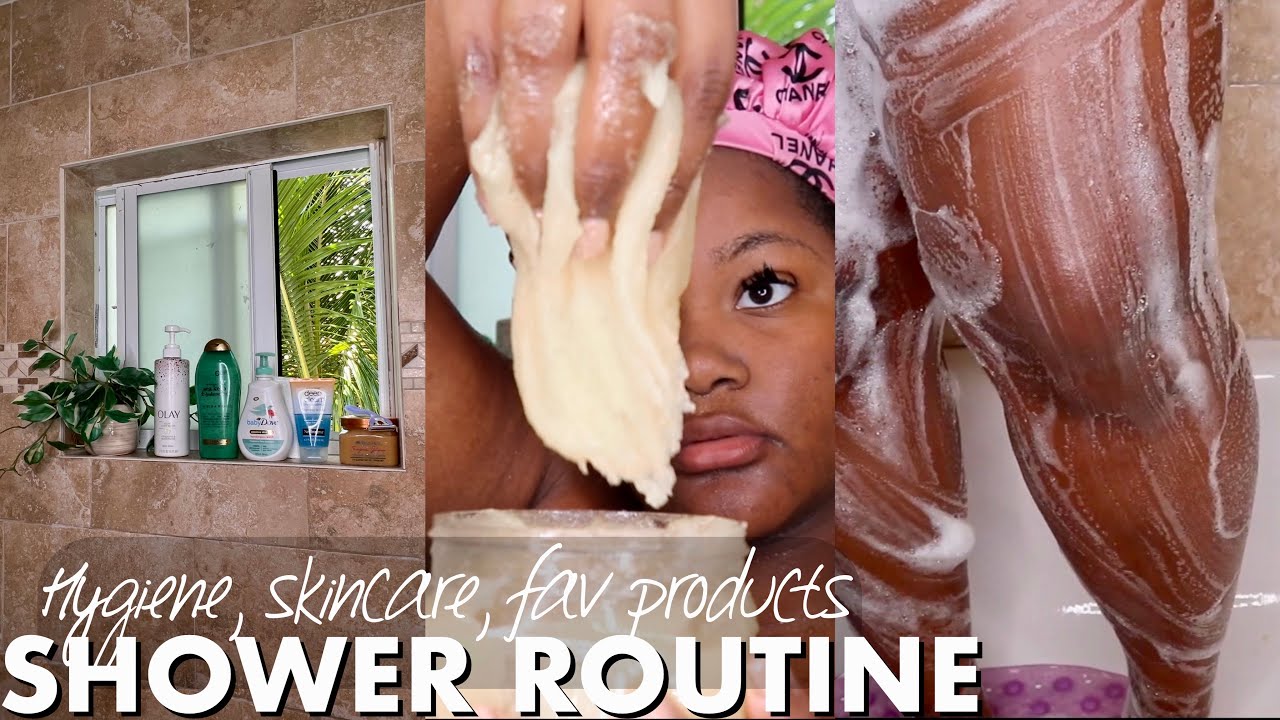 My Everyday Shower Routine for soft glowing skin - YouTube
