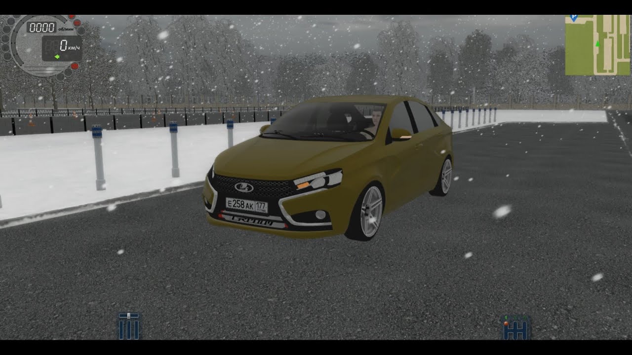 City Car Driving Lada Vesta на механике! [видео] - YouTube