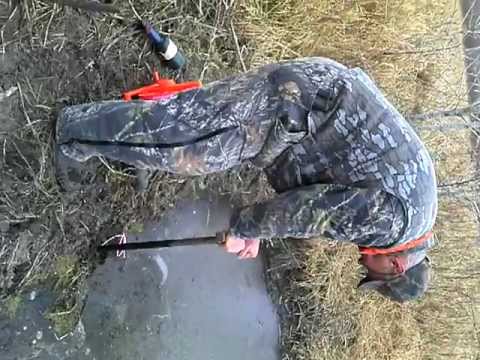 Beaver Dam Blast 1: Burying the explosives - YouTube