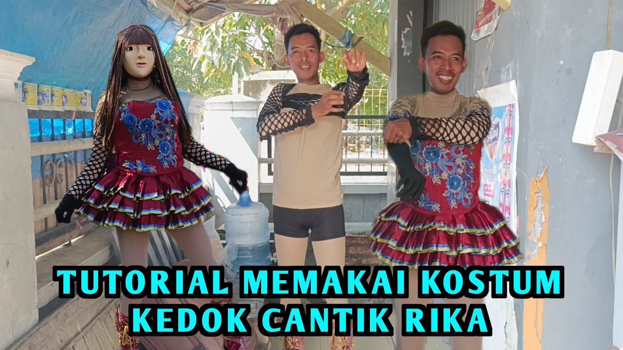 Cara dan tutorial memakai kostum kedok cantik Rika/bety - YouTube