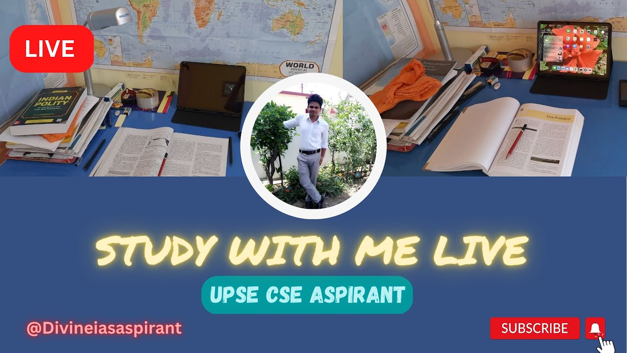 🔴Live Study With Me | UPSC Aspirant | #4AM | #livestudy DAY LEFT 113 # ...