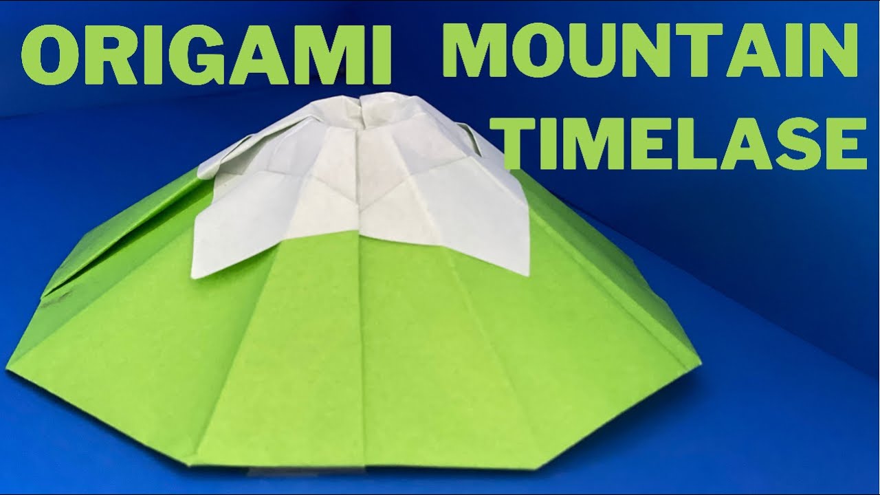 Origami Mountain Timelapse | #shorts - YouTube