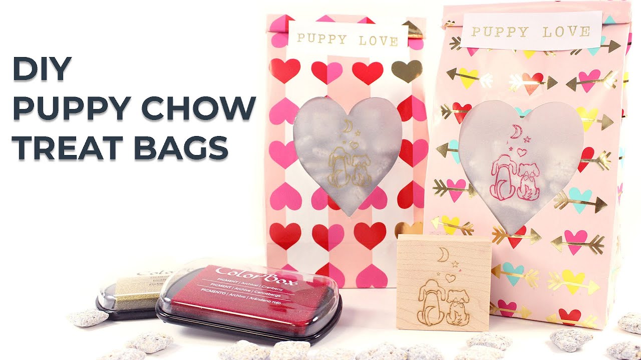 DIY Puppy Chow Treat Bags - YouTube