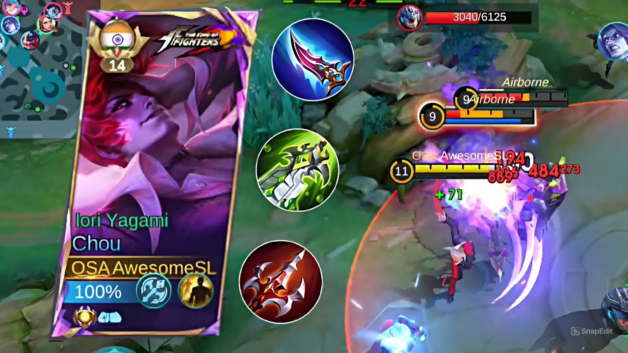 CHOU ONE HIT BUILD IS HERE!!! MLBB | CHOU GAMEPLAY ⚡ - YouTube