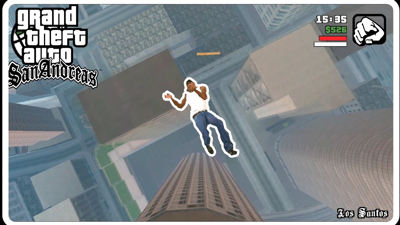 CJ Ragdol Fall from building Gta 4 Animation in Gta Sandreas #views # ...
